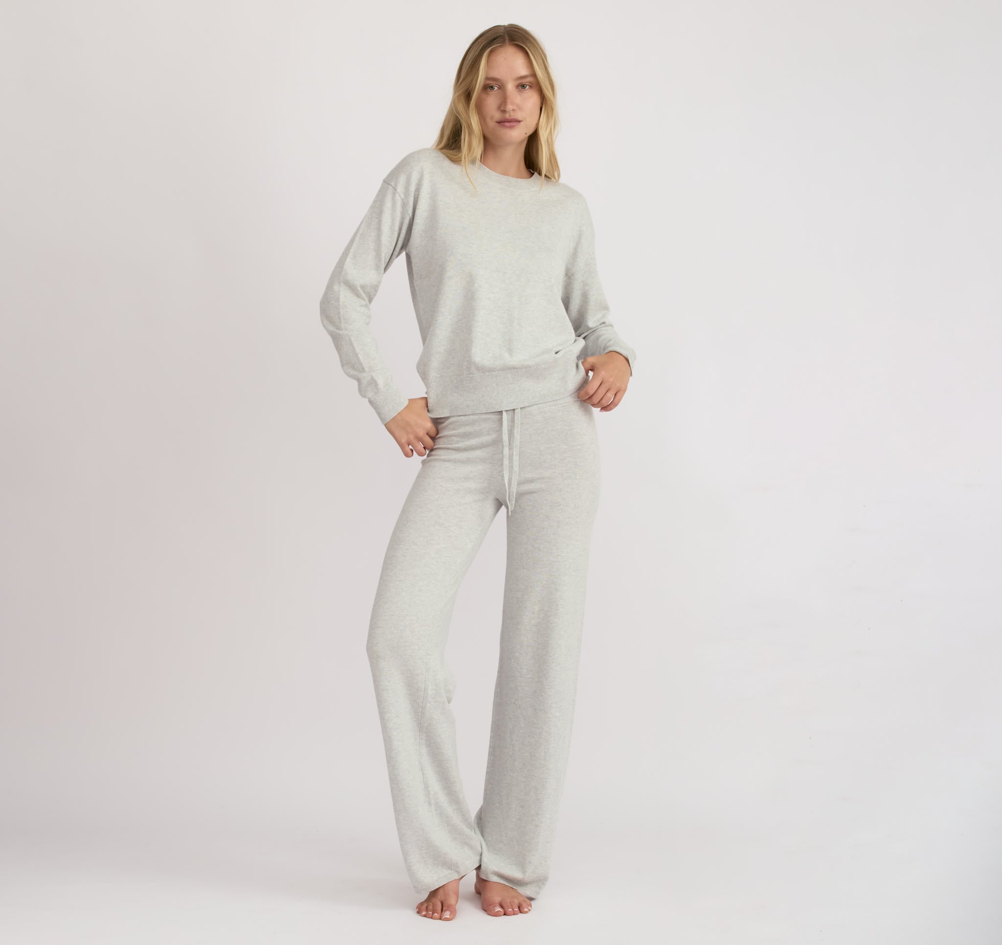 Soft Knit Boxy Crewneck Sweater | Kun DKK 517 | Organic Basics